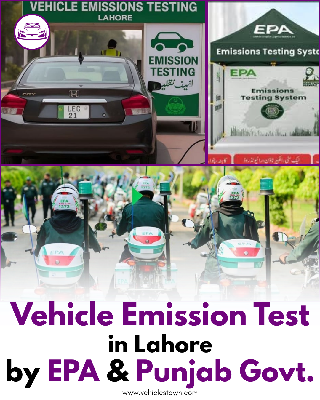 Free Vehicle Emission Test Lahore to Combat Air Pollution - Vehicles Town